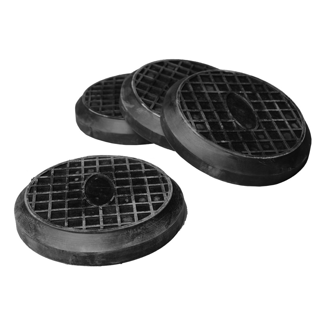 Rotary, Set of 4 pads, Round, Slip-On, FREE SHIPPING!: pads4lifts.com